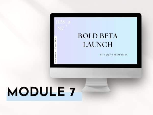 Bold Business School: My Signature Program for Course Creators
